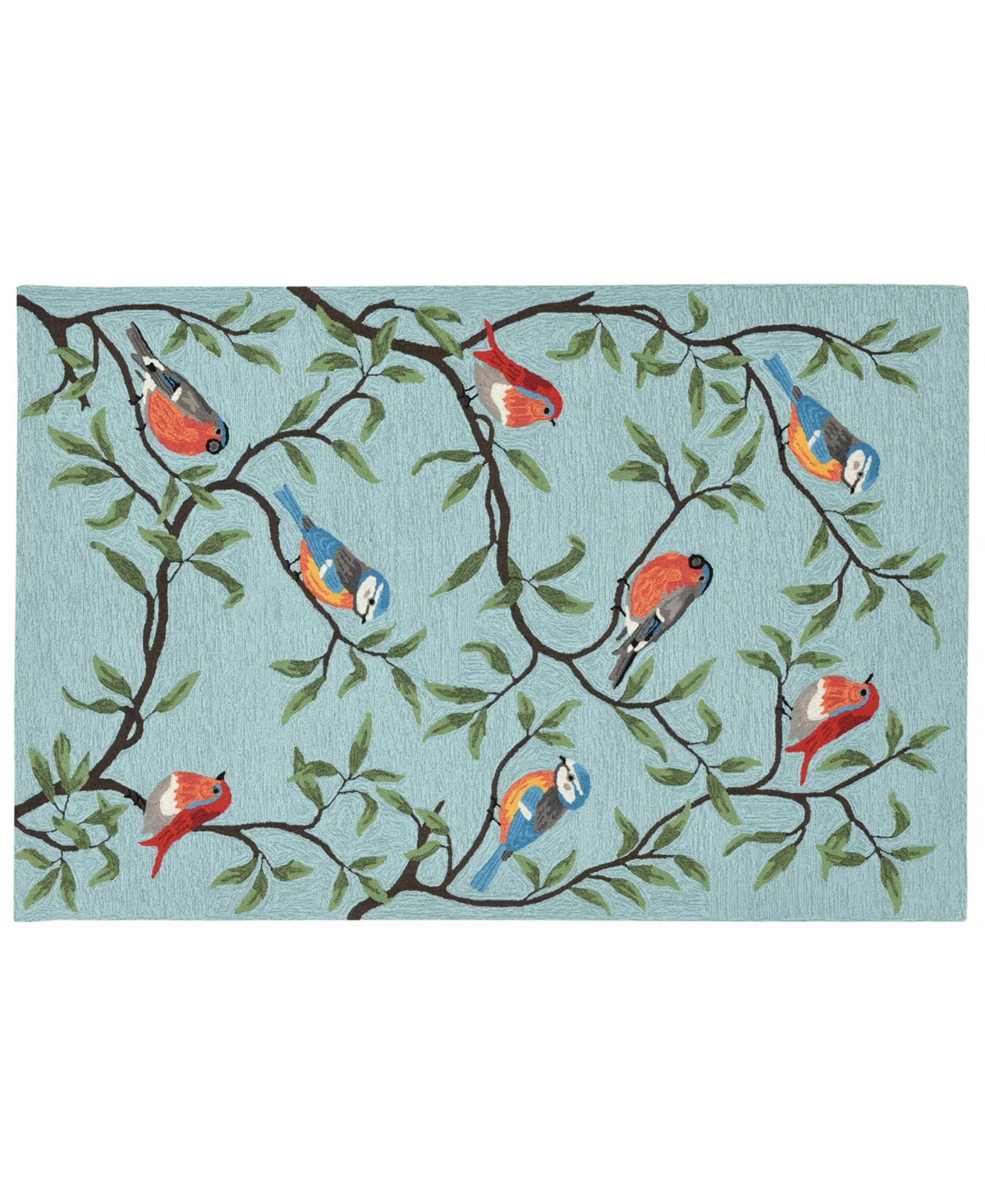Click here for Liora Manne Ravella 2270 Birds On Branches Blue 2... prices