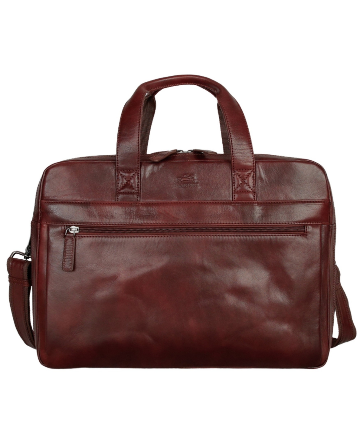 Click here for Mancini Mens Leather Laptop Briefcase - Brown prices