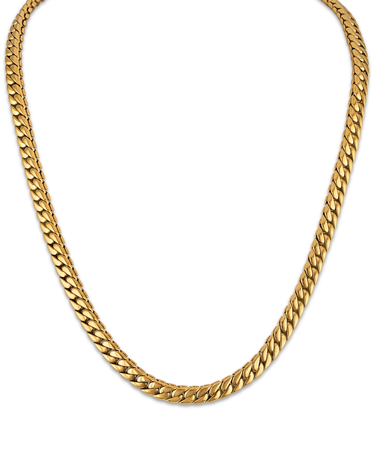 Click here for Esquire Mens Jewelry Polished Double Layer Chain N... prices