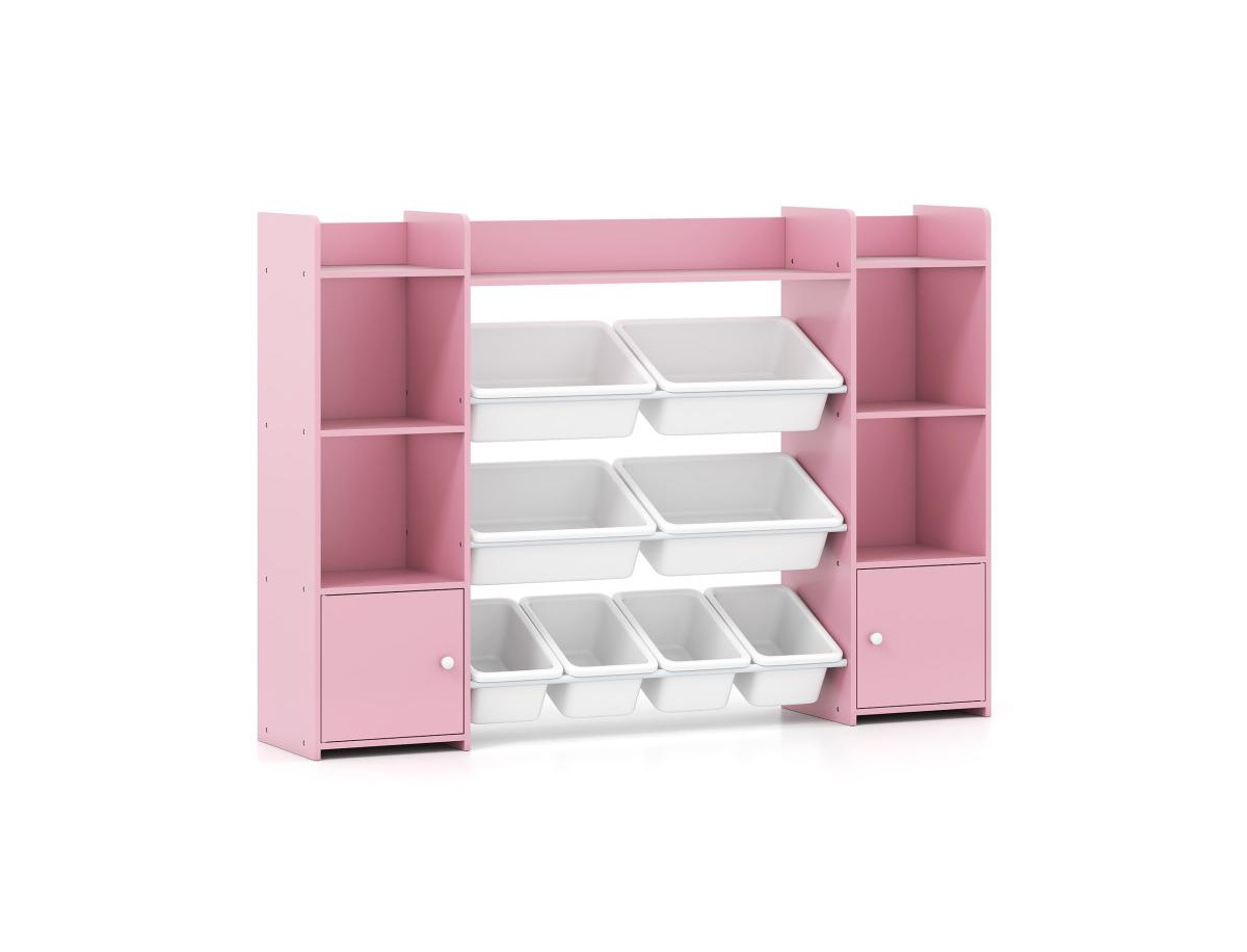 Click here for Slickblue Large Kids Storage Organizer with 8 Bins... prices