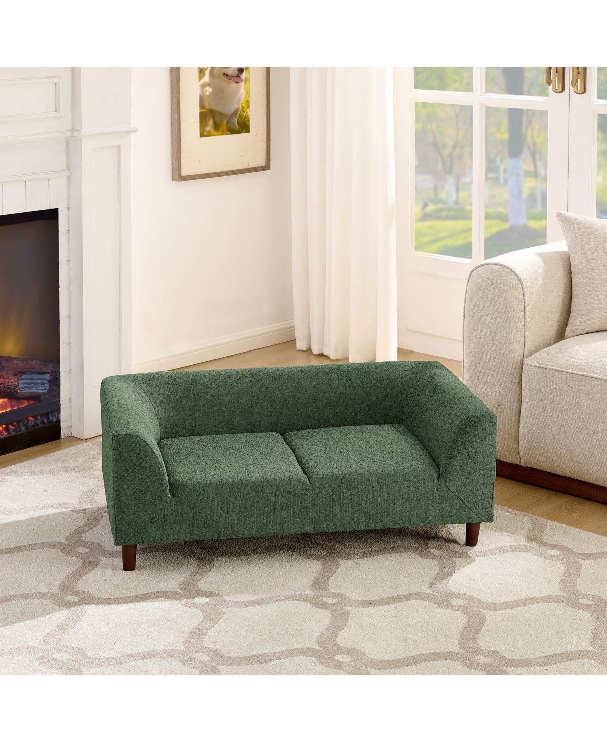 Click here for 6thdruple Modern Olive Green Pet Sofa Bed with Arm... prices