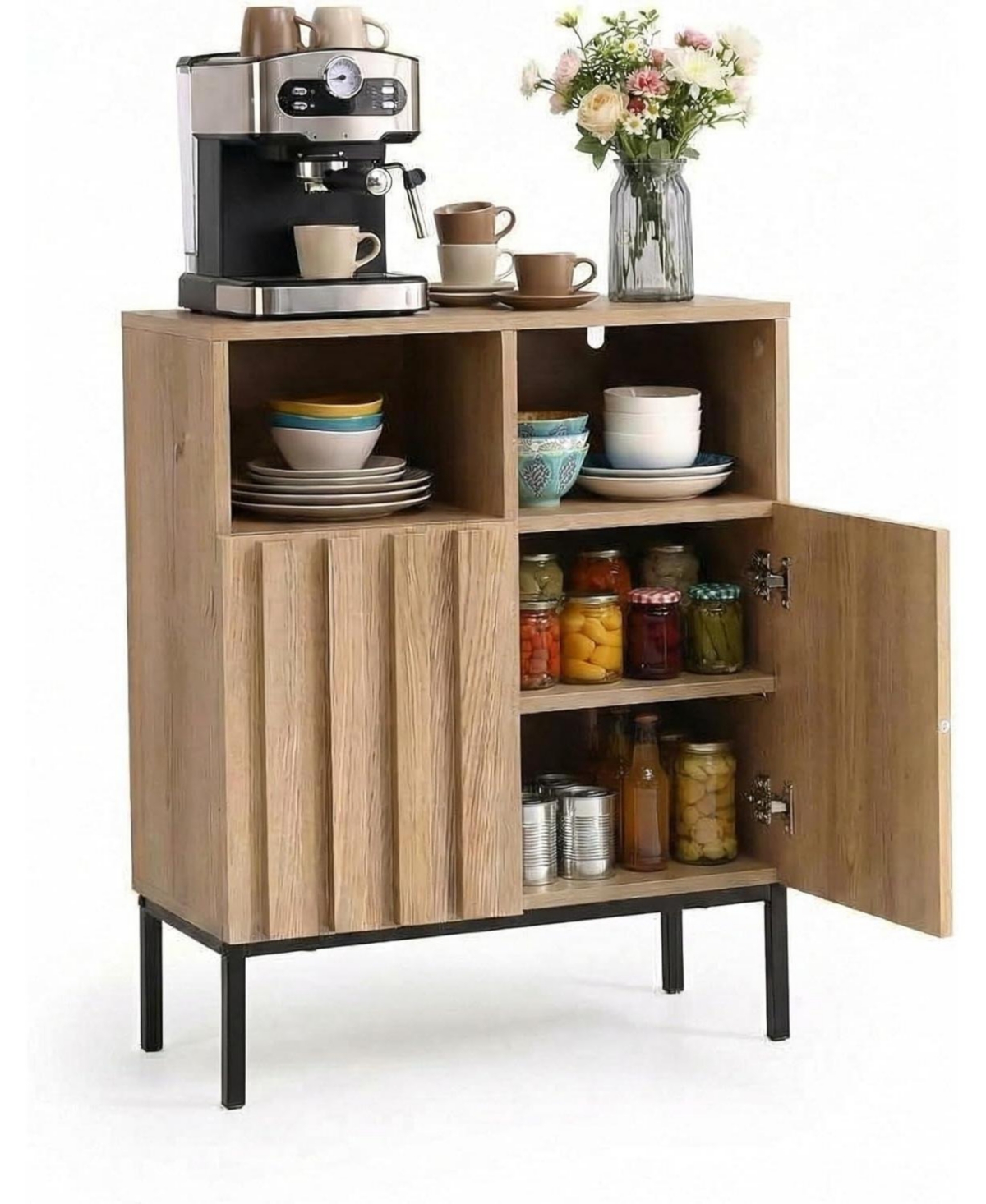 Click here for gaomon Farmhouse Buffet Cabinet with Storage  Side... prices