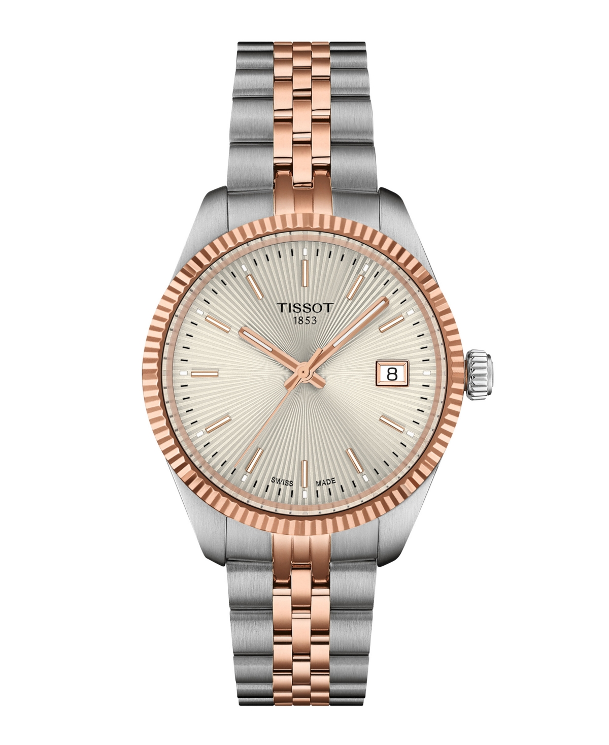 Click here for Tissot Womens T-Classic Two-Tone Stainless Steel W... prices