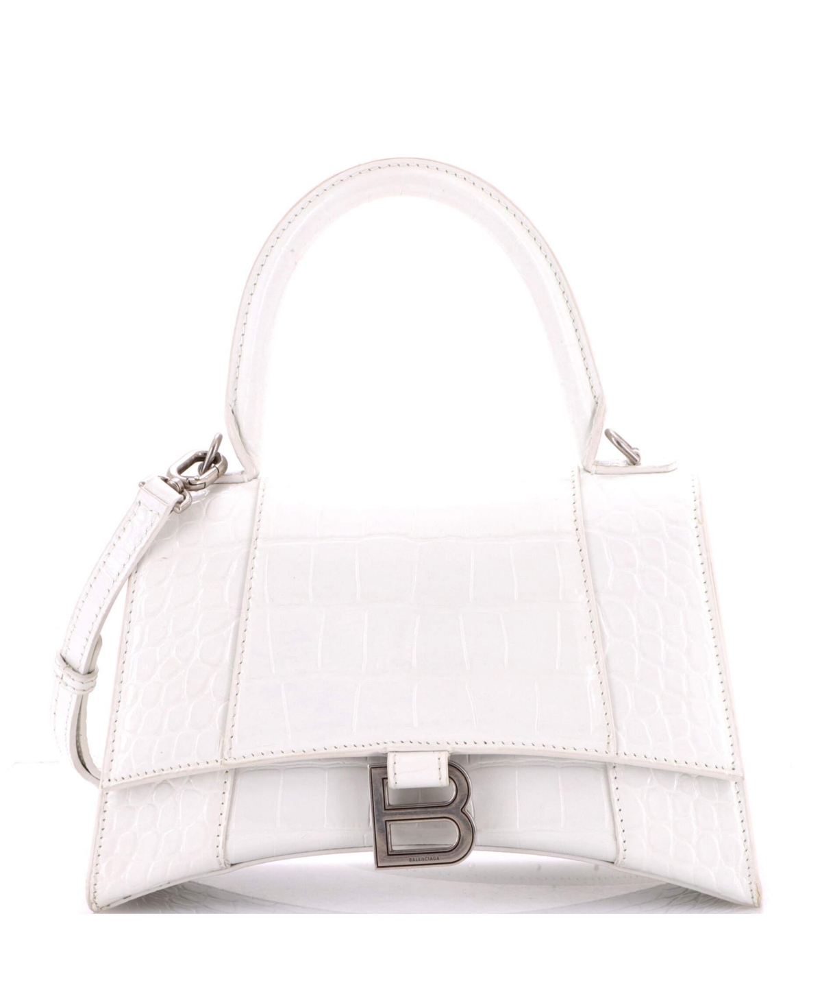 Click here for Pre-Owned Balenciaga Small Hourglass Top Handle Ba... prices