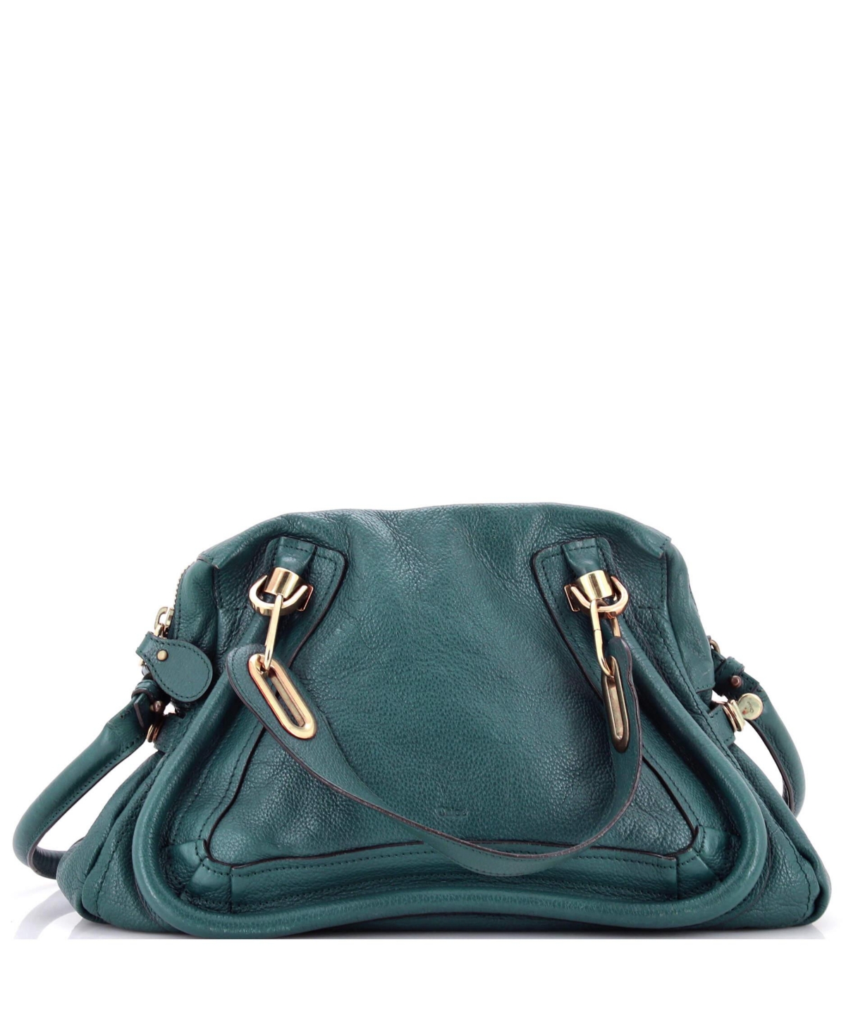 Click here for Pre-Owned Chloe Medium Paraty Top Handle Bag Leath... prices