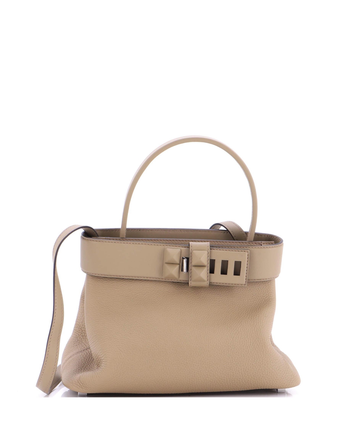Click here for Pre-Owned HERMES Medor Handbag Togo - Natural prices