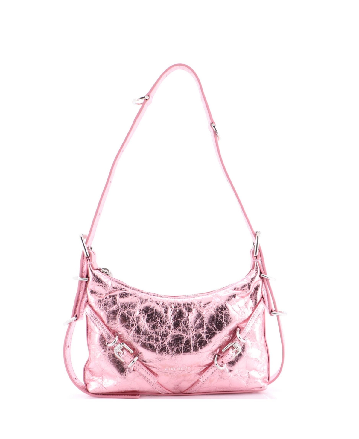 Click here for Pre-Owned Givenchy Mini Voyou Shoulder Bag Metalli... prices