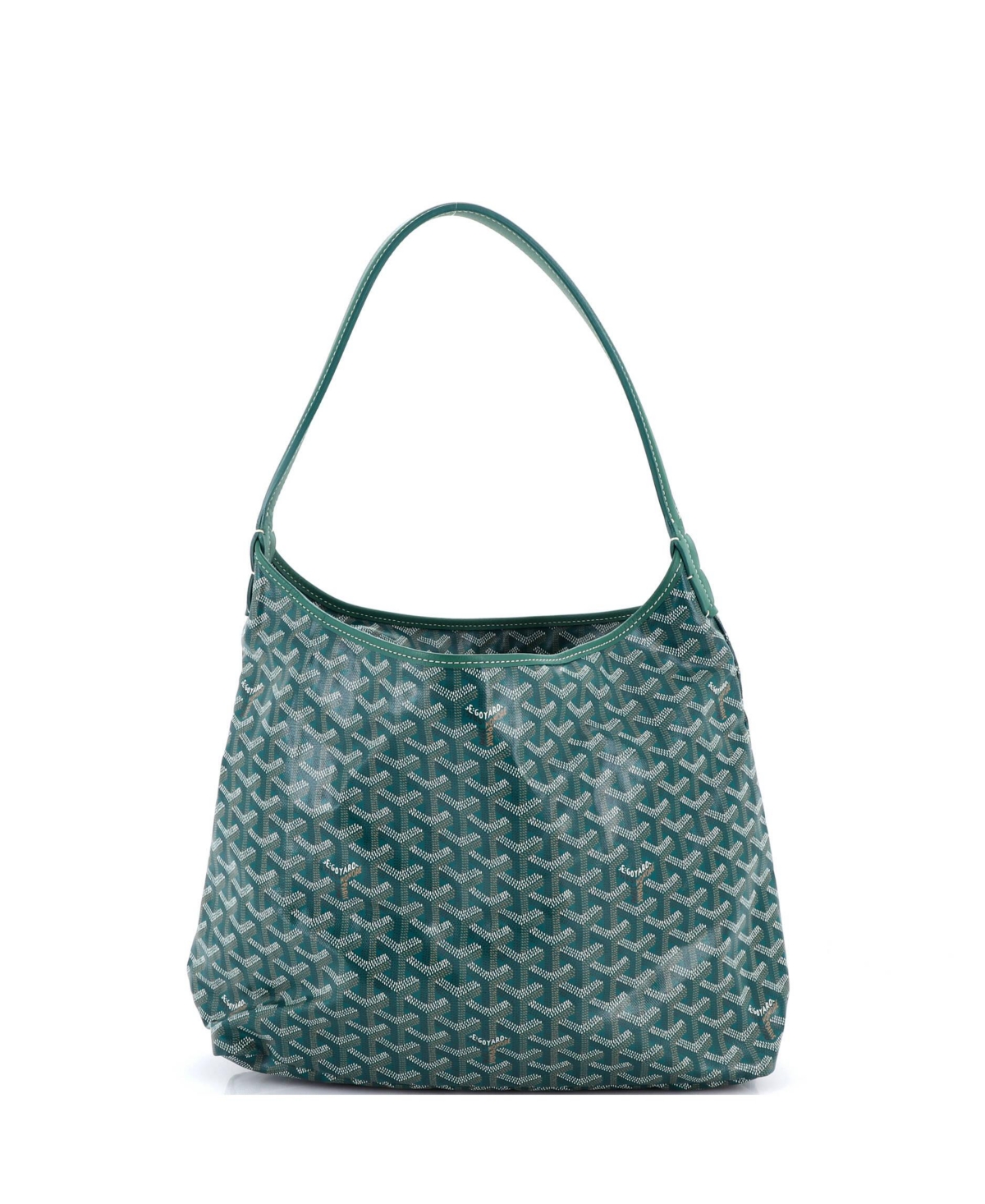 Click here for Pre-Owned Goyard Boheme Hobo Coated Canvas - Green prices
