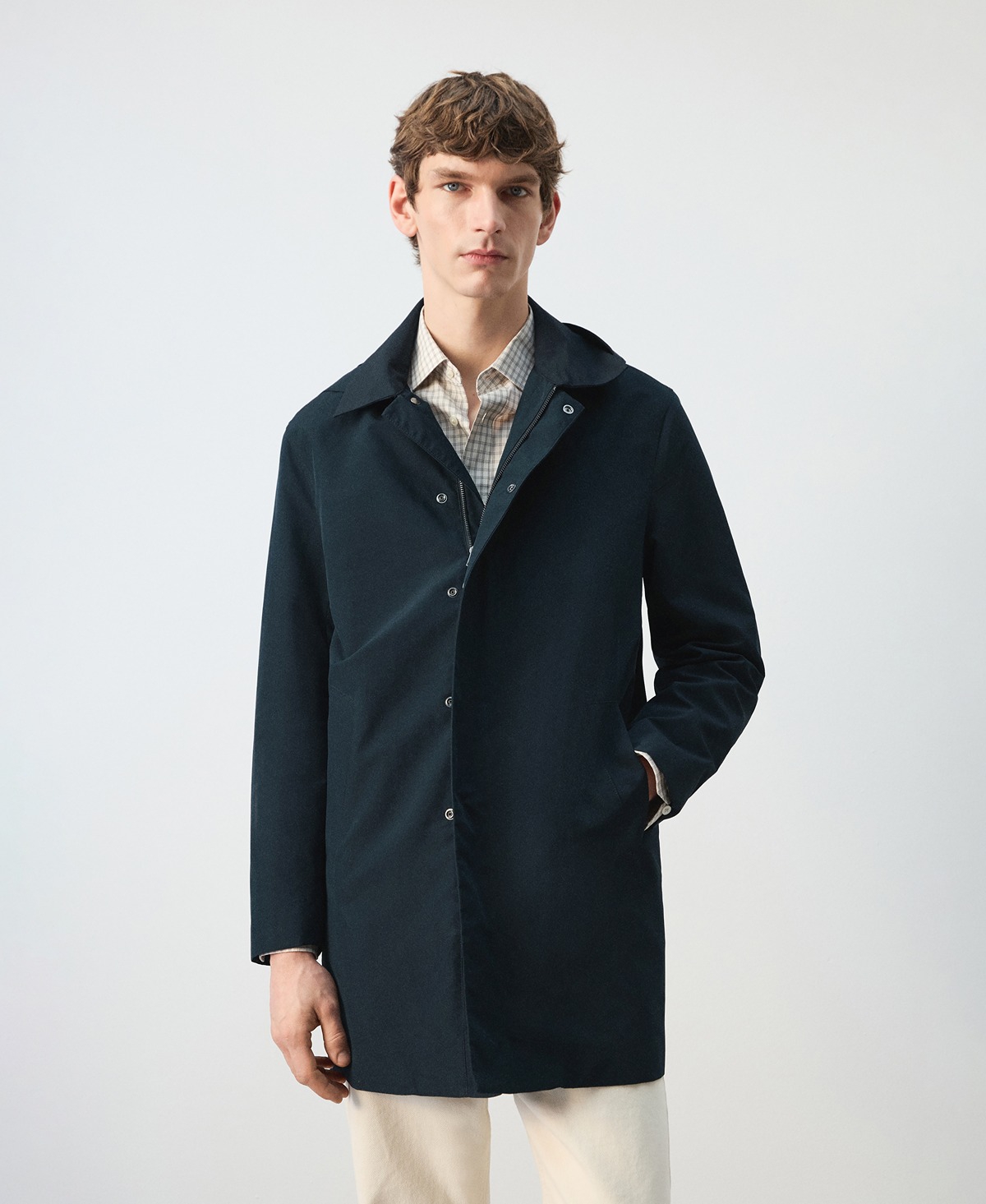 Click here for Mango Mens Removable Hood Water-Repellent Parka -... prices