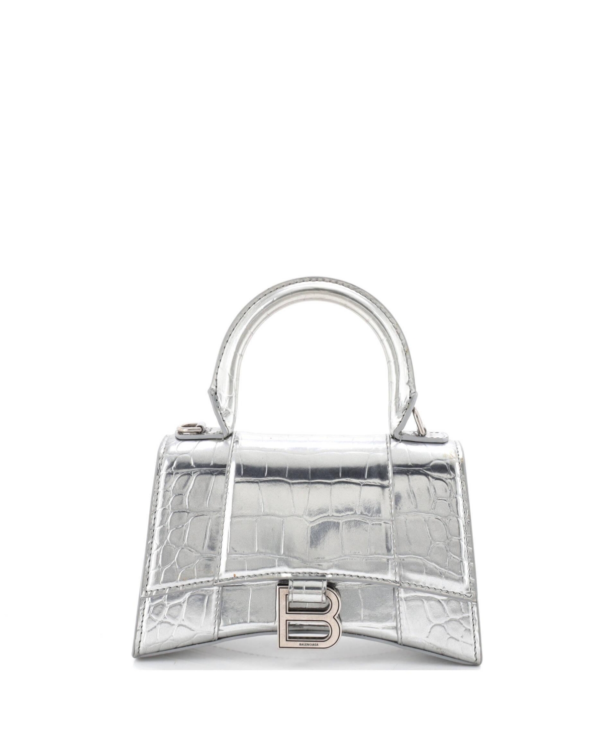 Click here for Pre-Owned Balenciaga Xs Hourglass Top Handle Bag E... prices