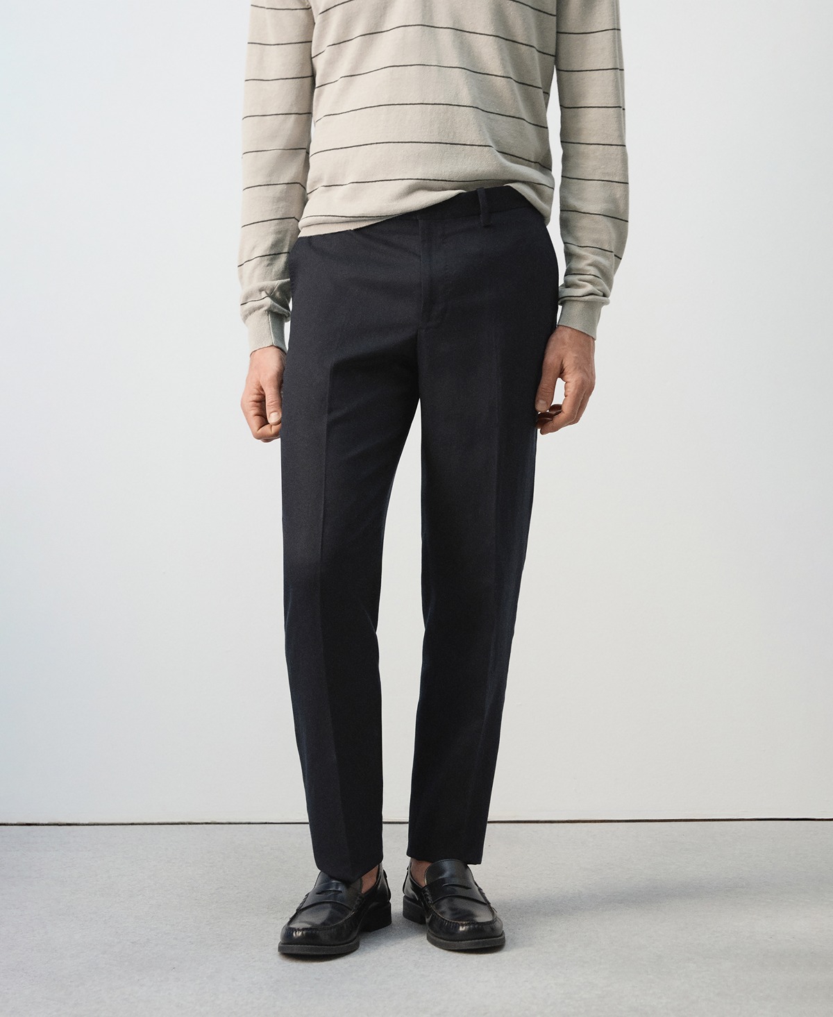 Click here for Mango Mens Amalfi Slim Fit Suit Pants - Navy prices