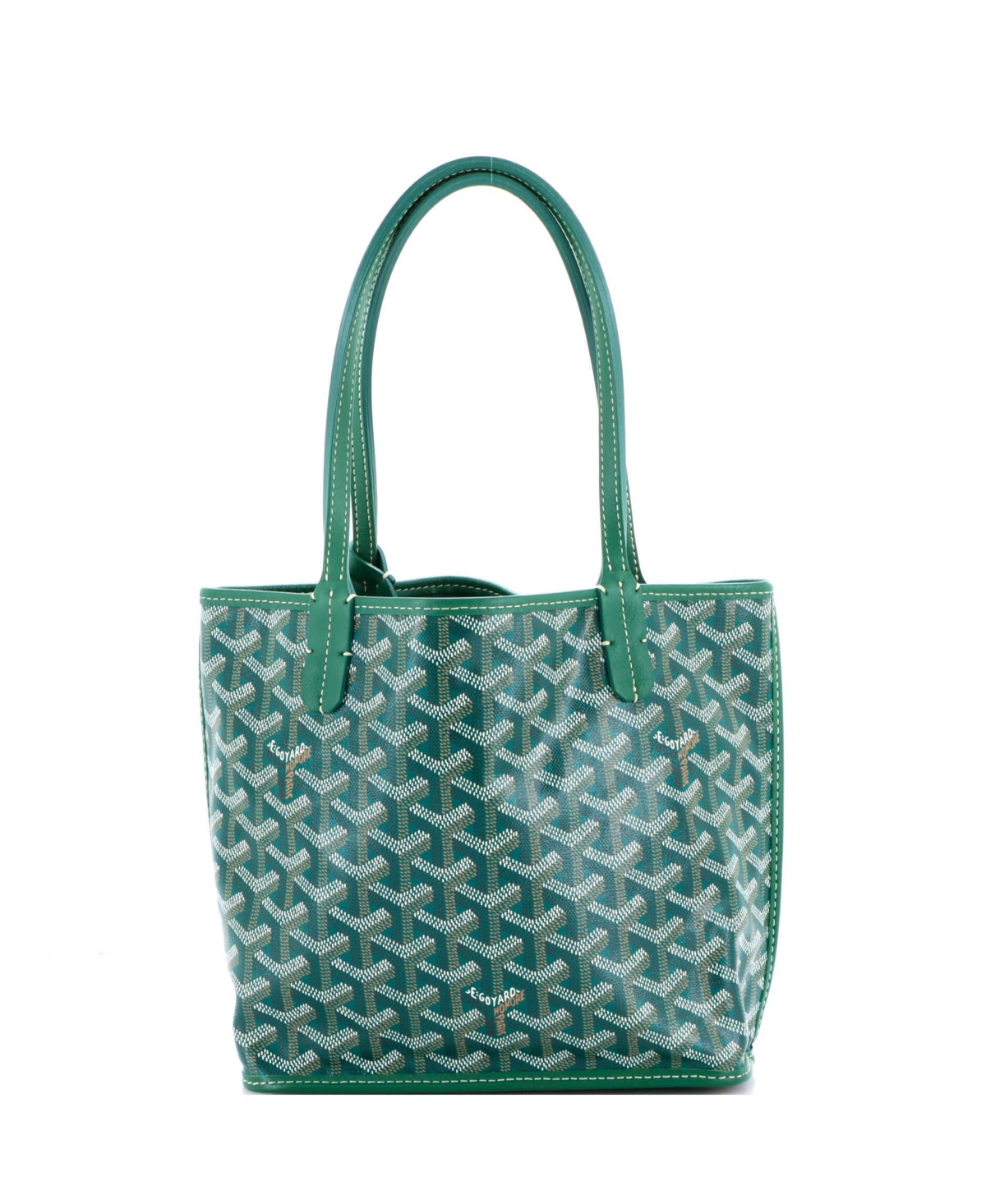 Click here for Pre-Owned Goyard Mini Anjou Reversible Tote Coated... prices