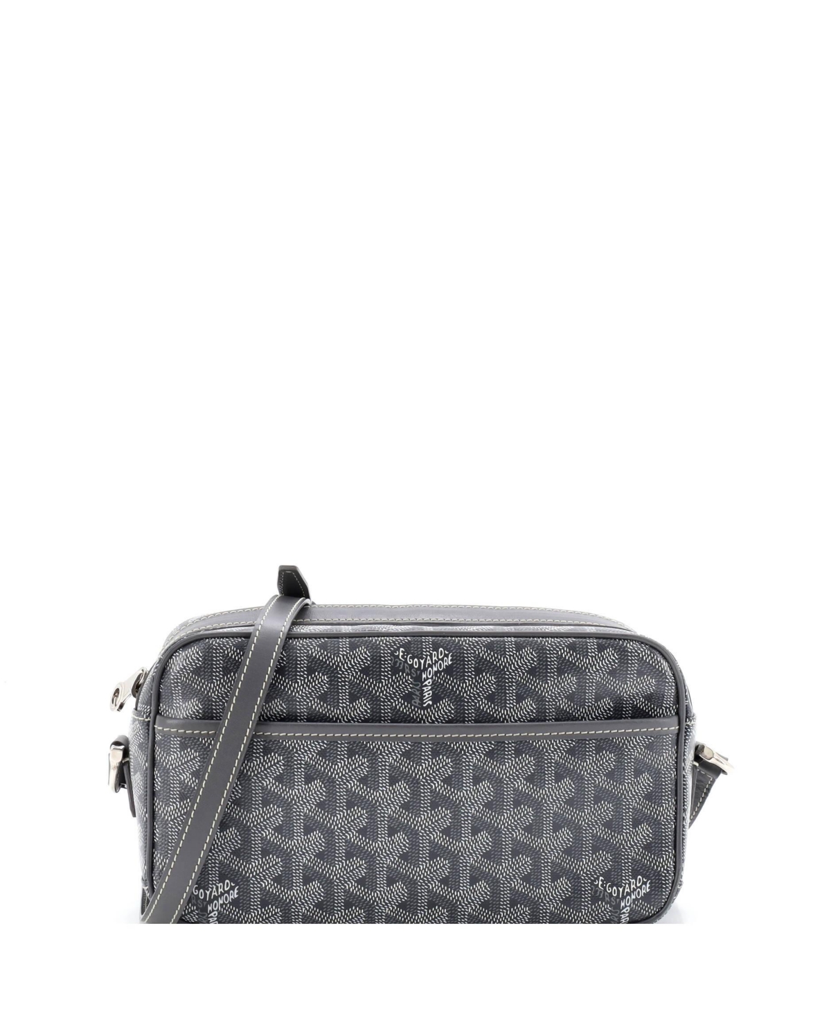 Click here for Pre-Owned Goyard Cap Vert Bag Coated Canvas - Grey prices