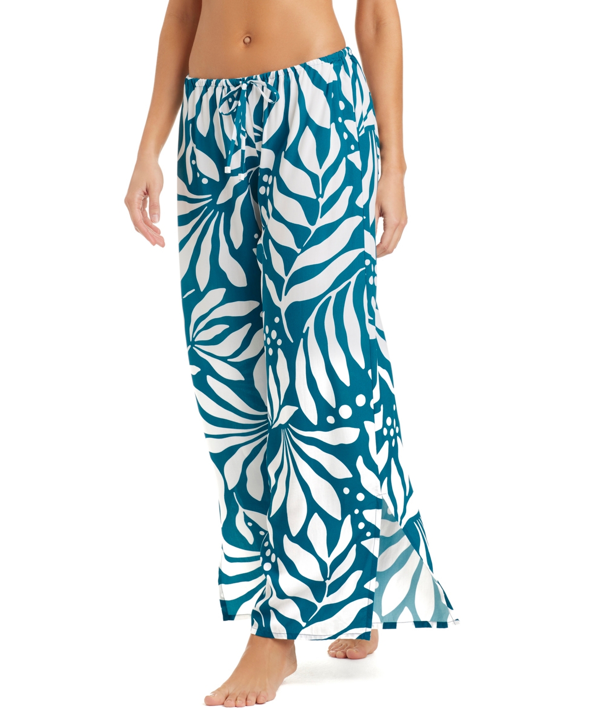 Click here for Bar Iii Womens Catch The Wave Printed Cover-Up Pan... prices
