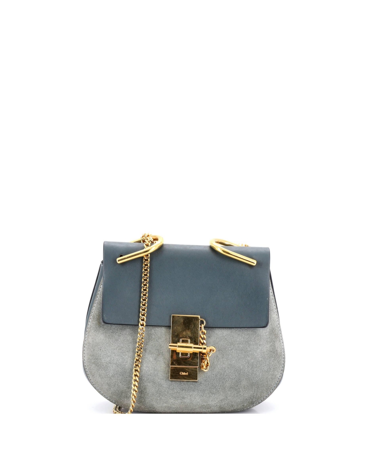 Click here for Pre-Owned Chloe Mini Drew Crossbody Bag Leather an... prices