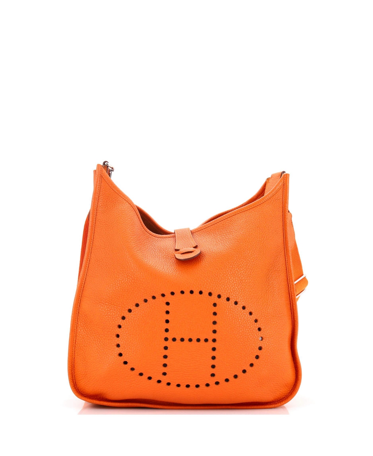 Click here for Pre-Owned HERMES Pm Evelyne Bag Gen Iii Clemence -... prices