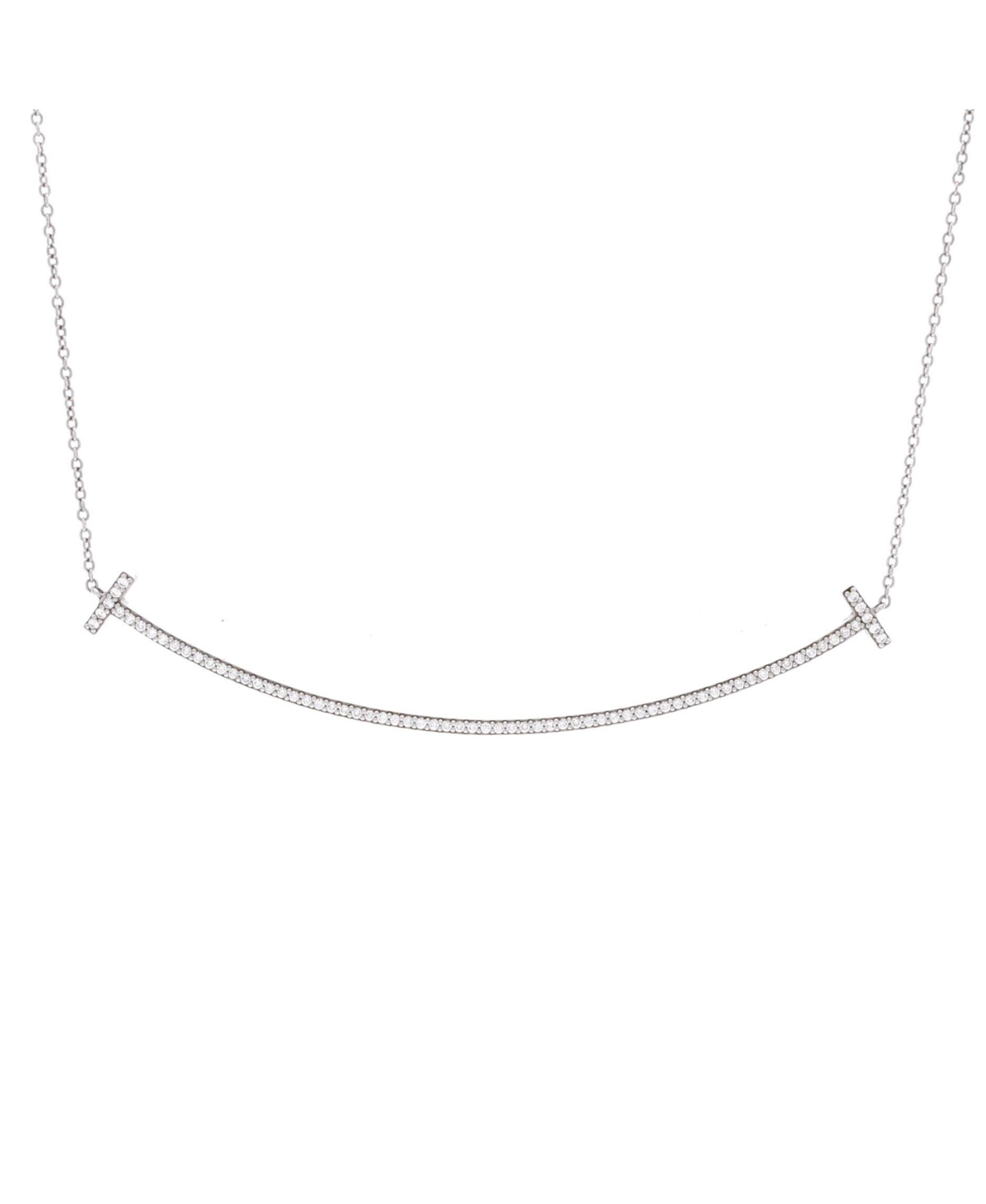 Click here for Pre-Owned Tiffany & Co T Smile Pendant Necklace -... prices