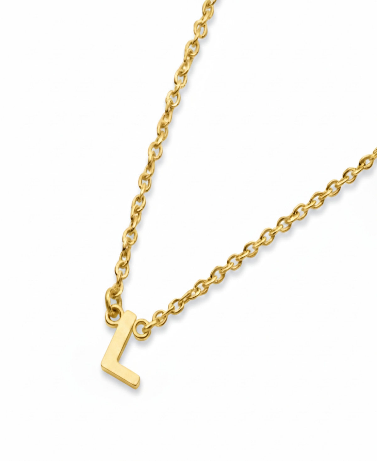 Click here for Oak & Luna Inez Initial Necklace - Letter l prices