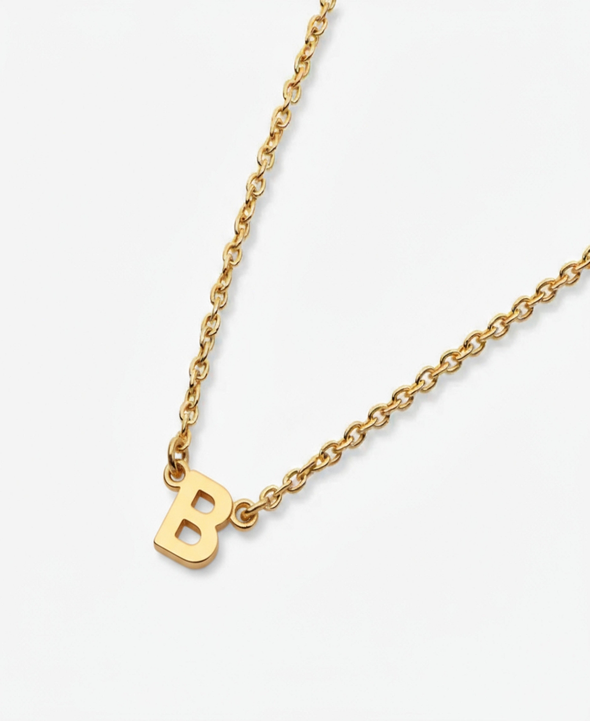 Click here for Oak & Luna Inez Initial Necklace - Letter b prices