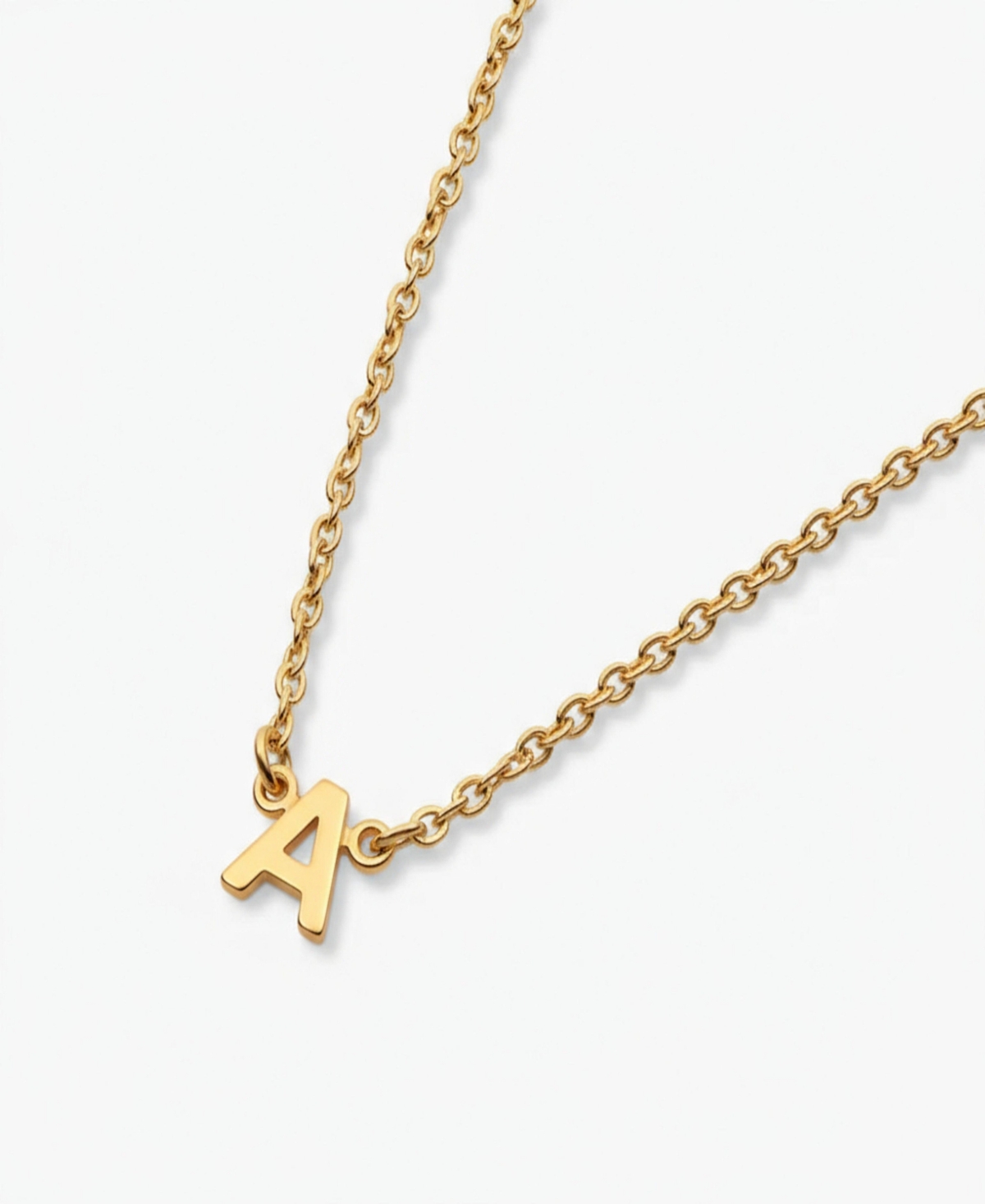 Click here for Oak & Luna Inez Initial Necklace - Letter a prices