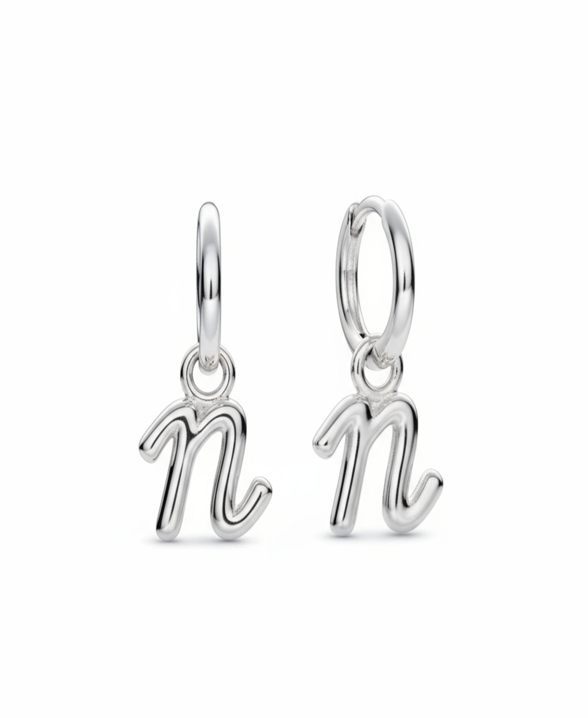 Click here for Oak & Luna Mini Signature Initial Huggie Earrings... prices