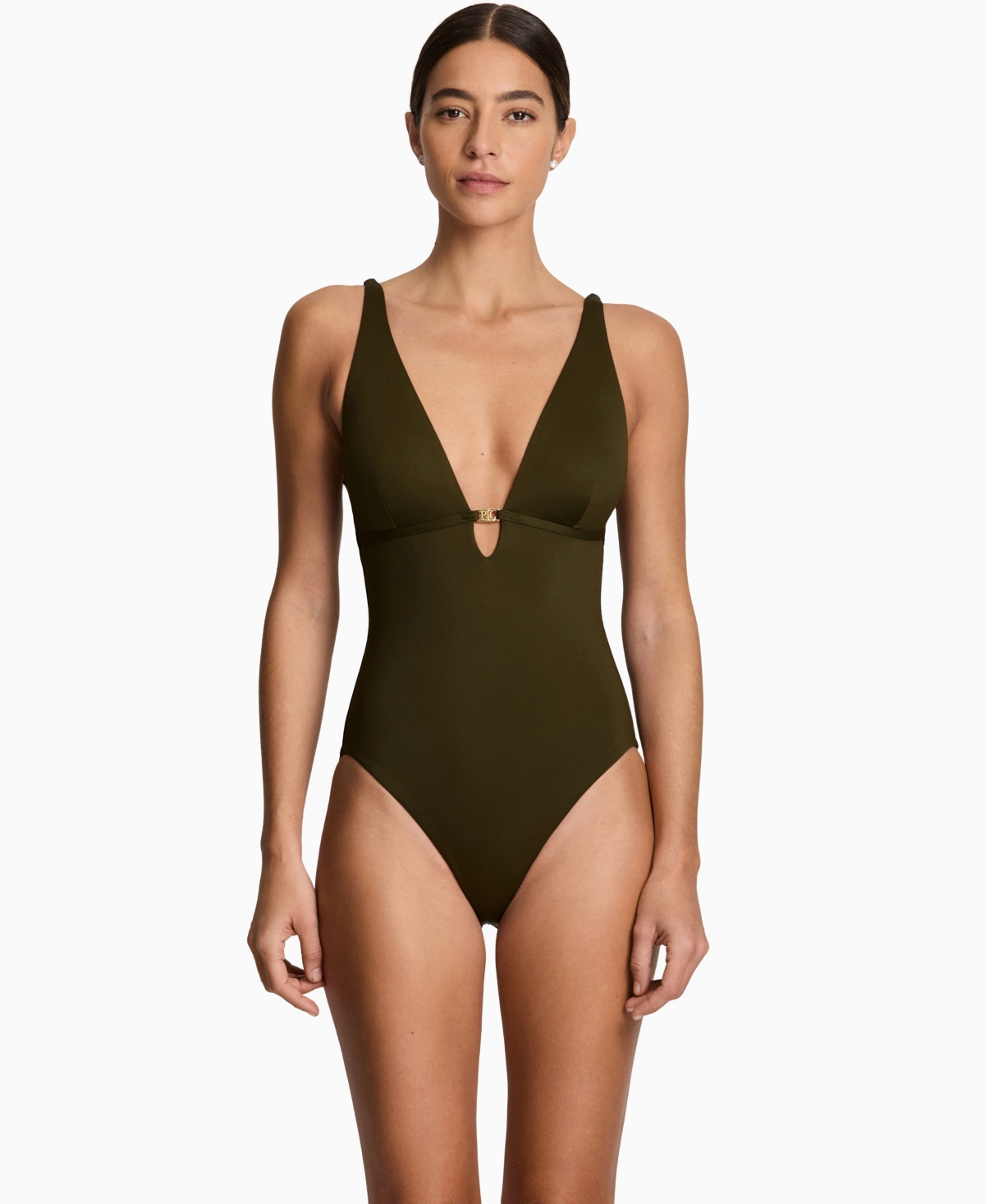 Click here for Lauren Ralph Lauren Tall Triangle One-Piece Swimsu... prices