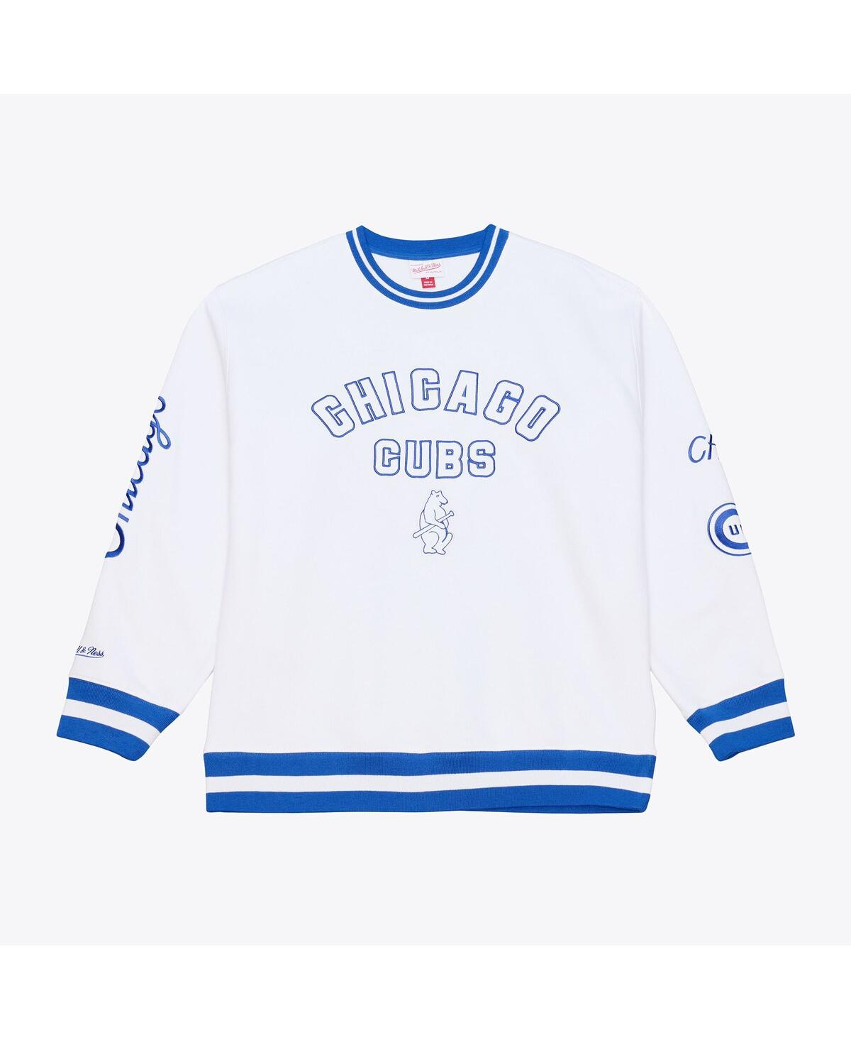 Click here for Mitchell & Ness Mens White Chicago Cubs Arctic Fle... prices