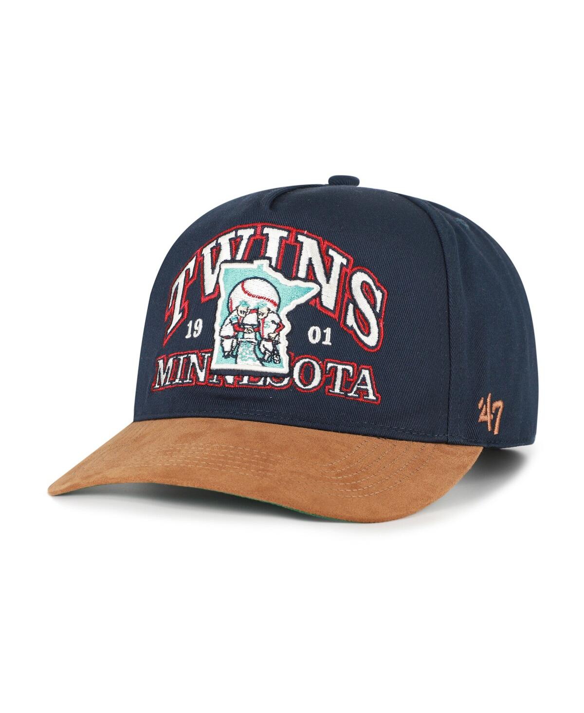 Click here for 47 Brand Mens Navy/Brown Minnesota Twins Coopersto... prices