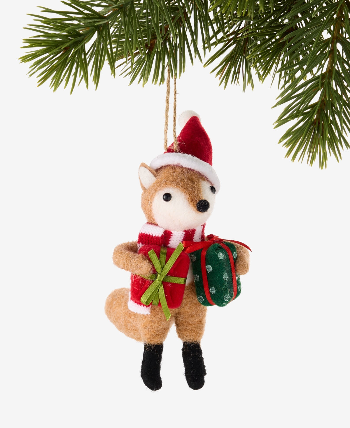 Click here for Holiday Lane Christmas Cheer Felt Fox Ornament  Ma... prices