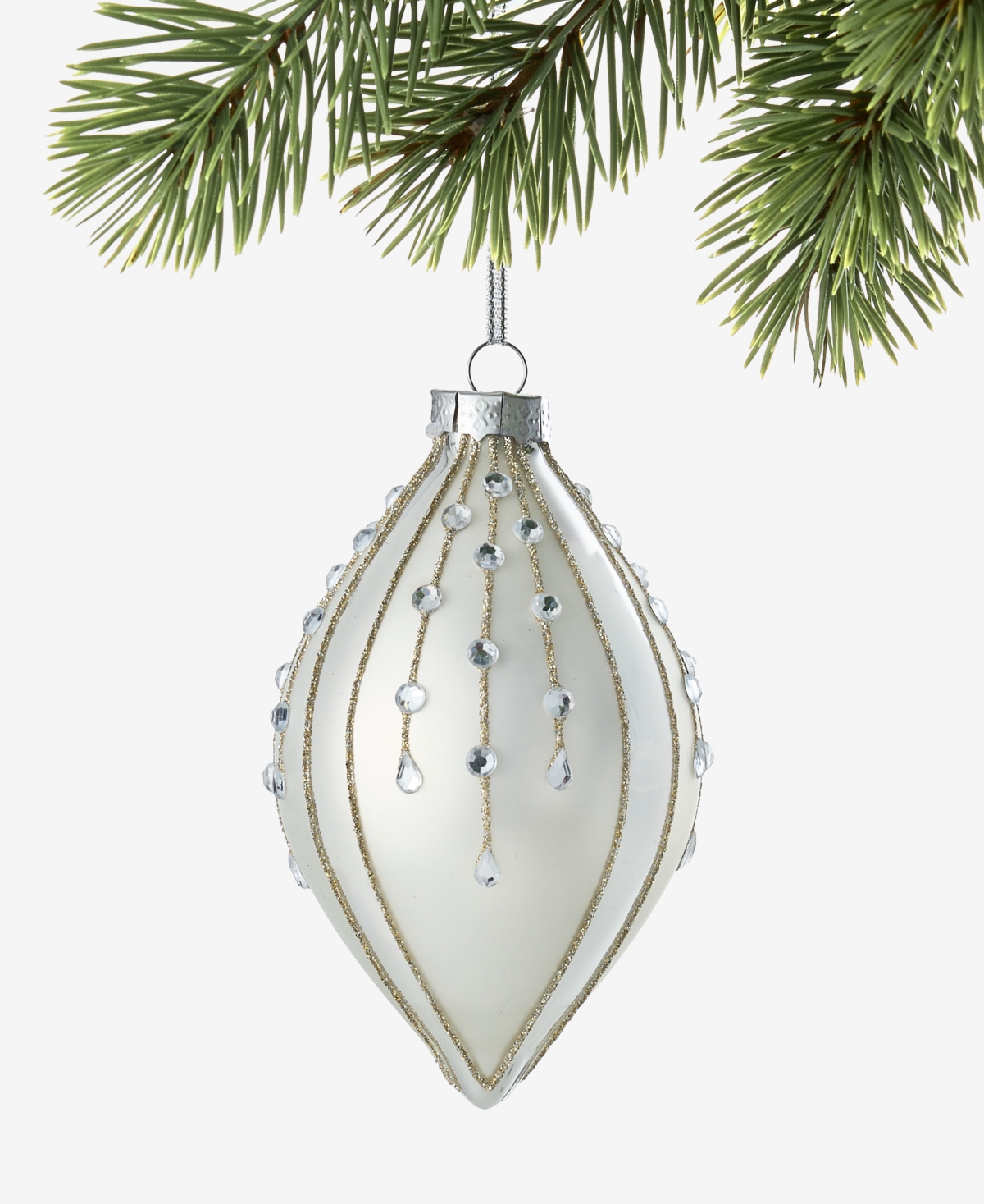 Click here for Holiday Lane Gilded Glamour Drop Ornament  Macys E... prices