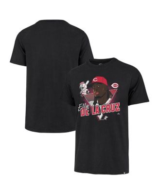 '47 Brand Men's Elly De La Cruz Black Cincinnati Reds Player Caricature ...