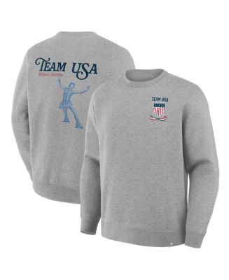 Fanatics Men's Heather Gray Team USA Milano Cortina 2026 Winter ...
