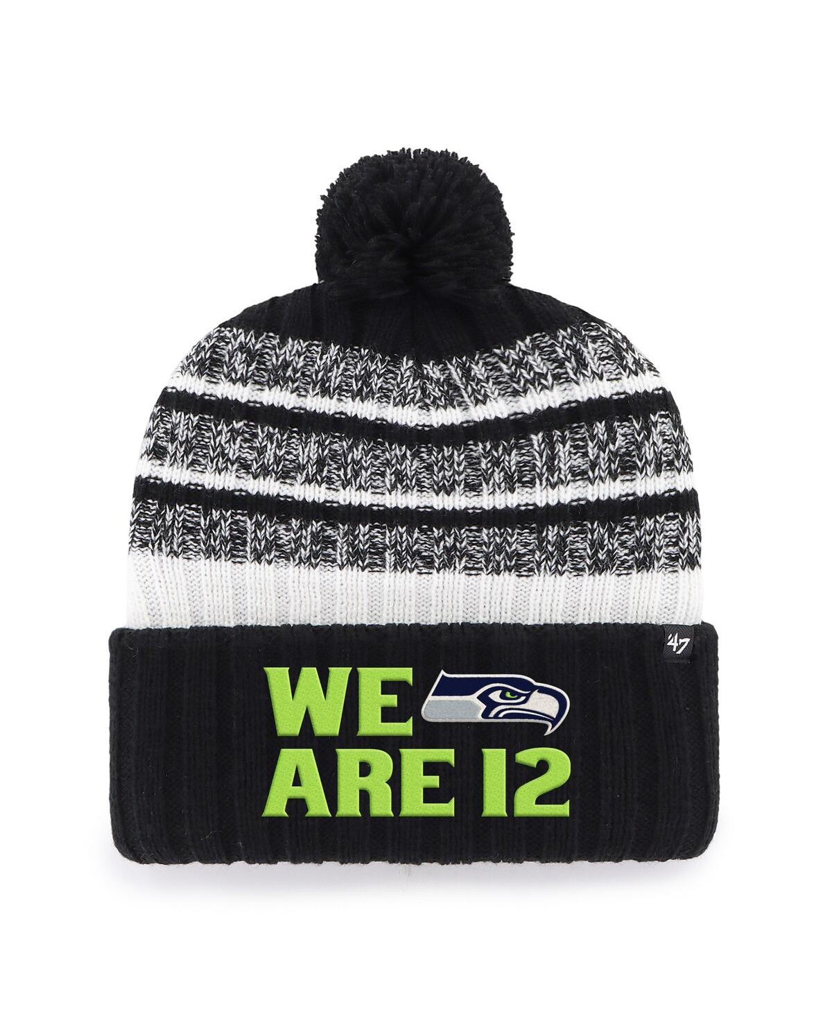 Click here for 47 Brand Mens Black Seattle Seahawks Local Cuffed... prices