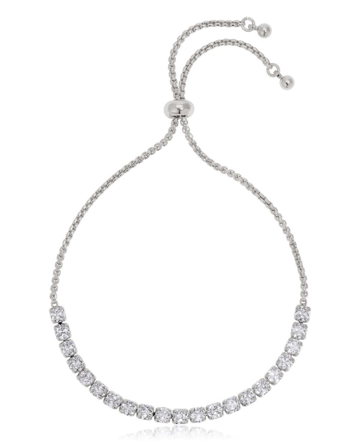 Click here for Ettika Adjustable Dainty Crystal Bracelet - Silver... prices