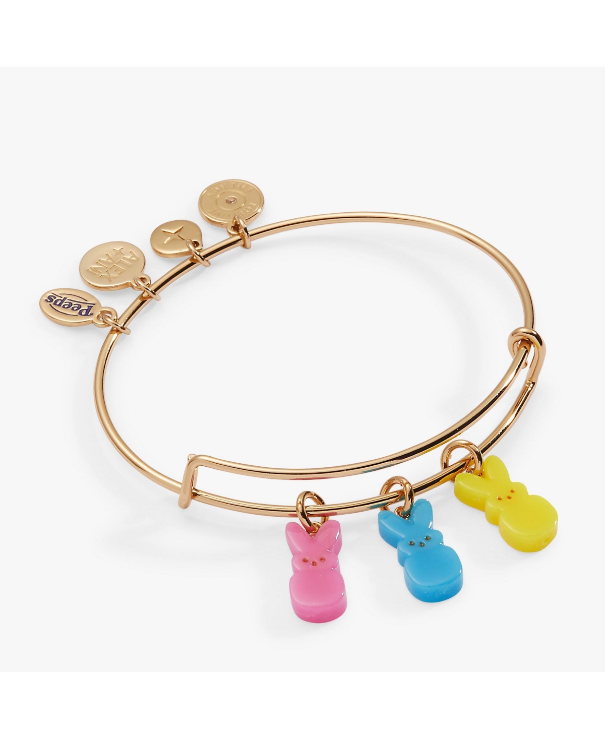 Click here for Alex and Ani Peeps Bunny Multi Charm Bangle Bracel... prices