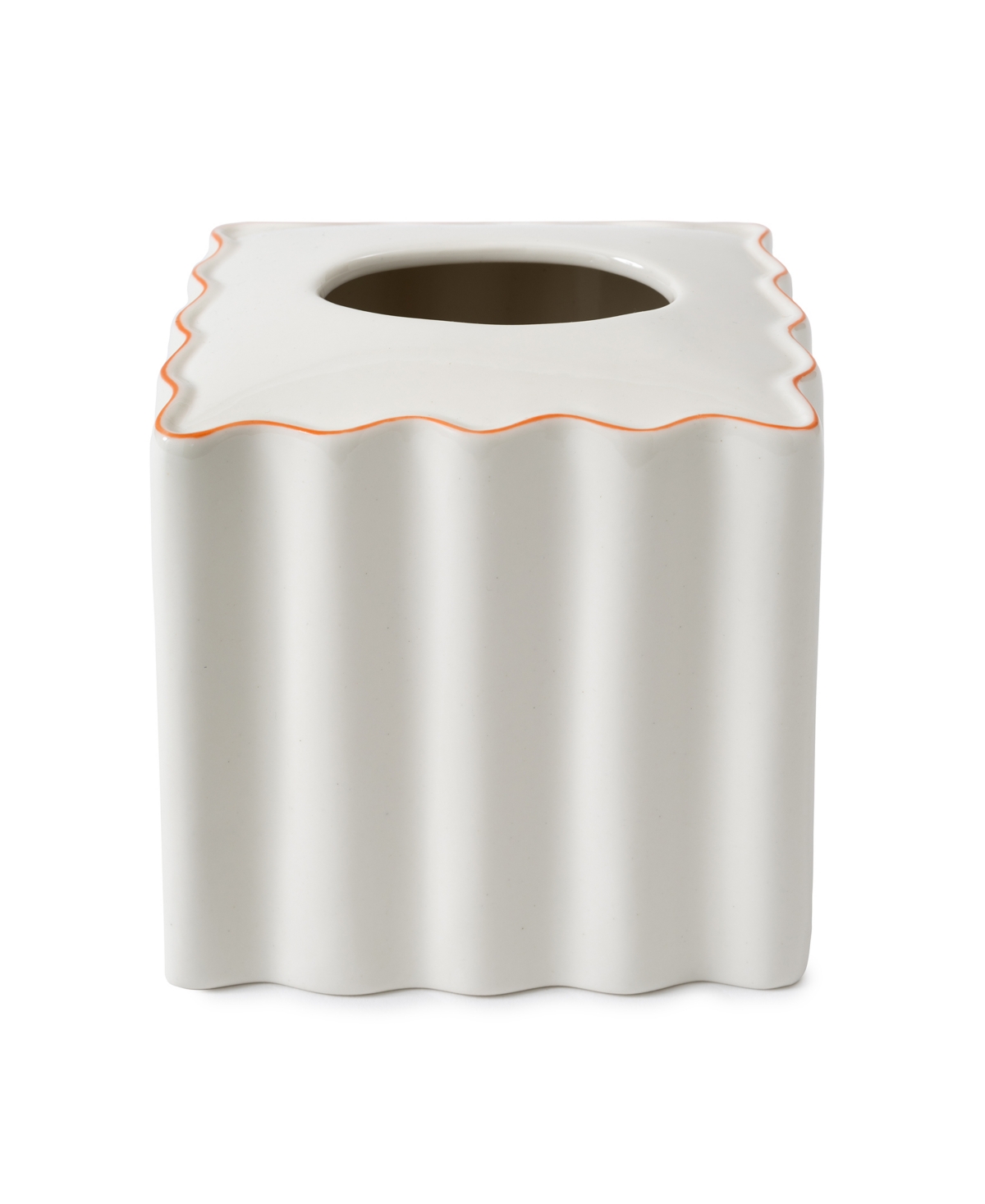 Click here for Cassadecor Mare Tissue Box Cover - White  Orange prices
