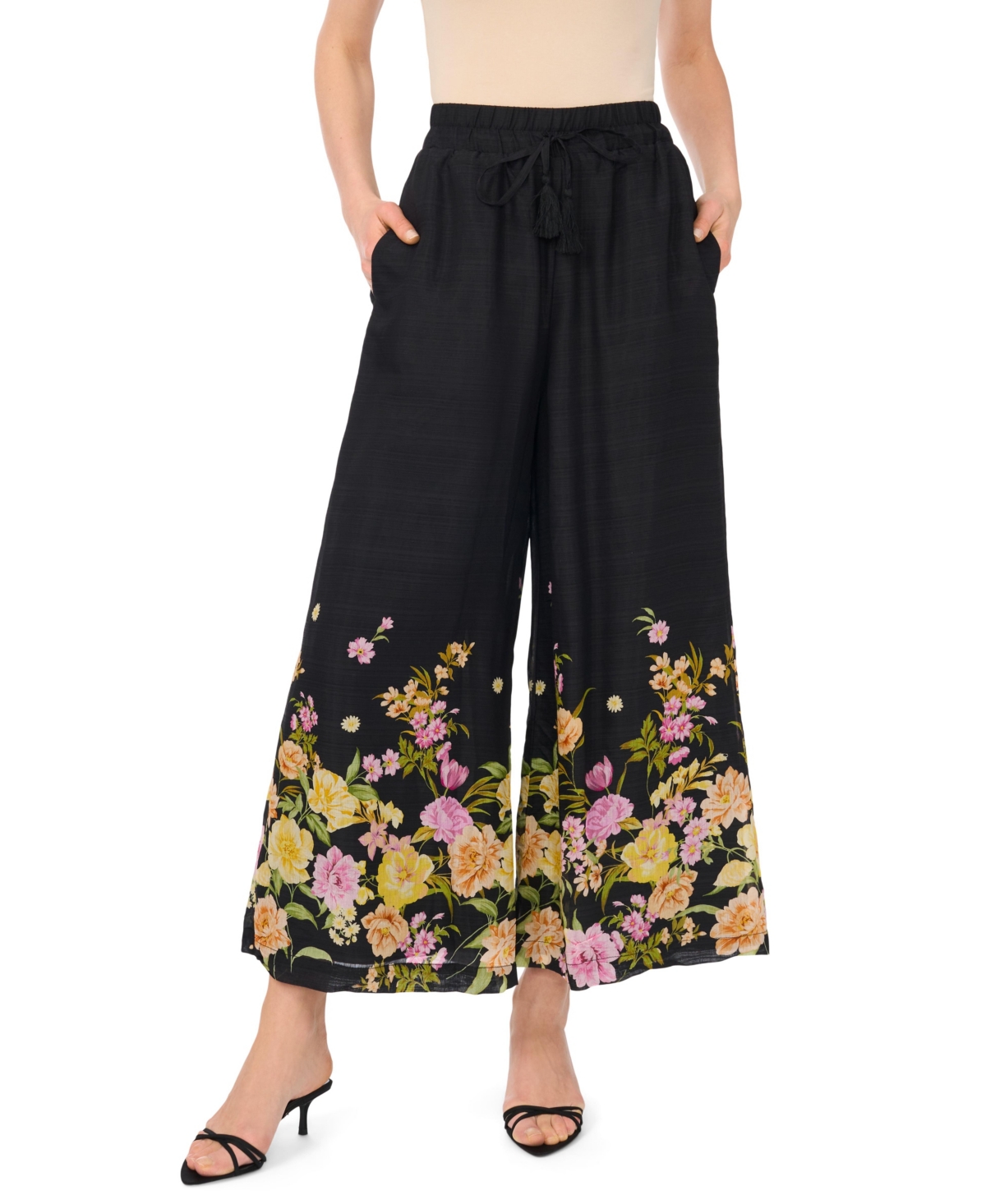 Click here for Vince Camuto Womens Pull-On Pants - Rich Black prices