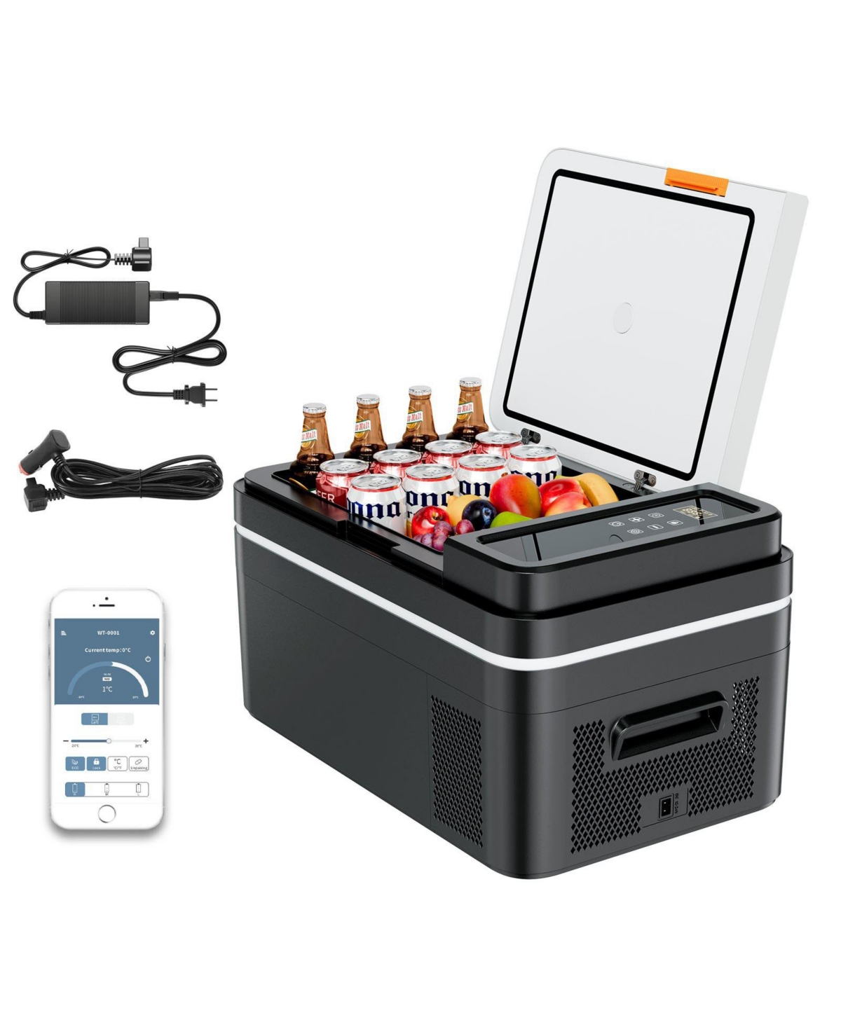 Click here for Mecale 12 Volt Portable Car Refrigerator with App... prices