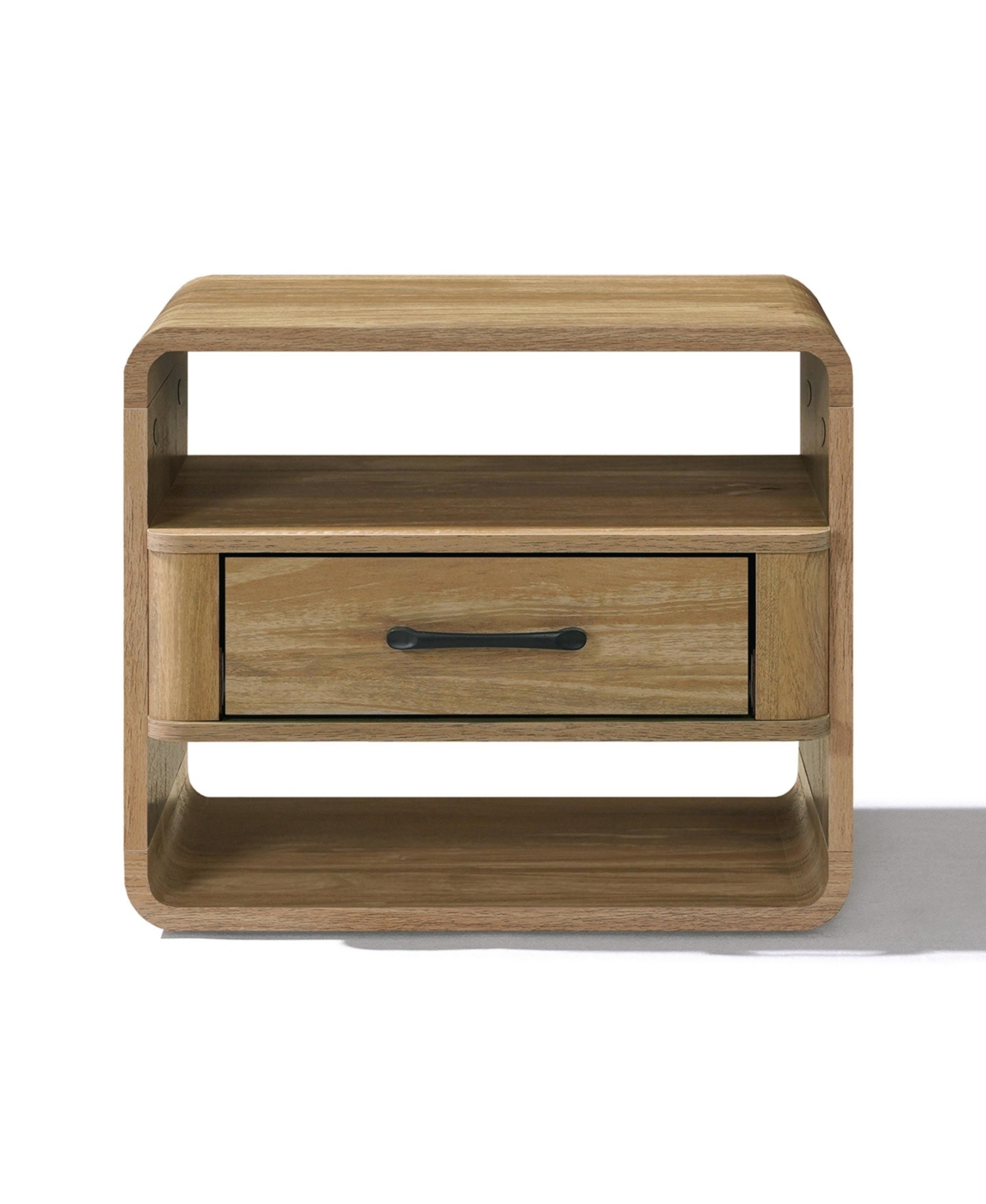 Click here for LuxenHome Small Night Stand with Drawer  15.7 H Li... prices