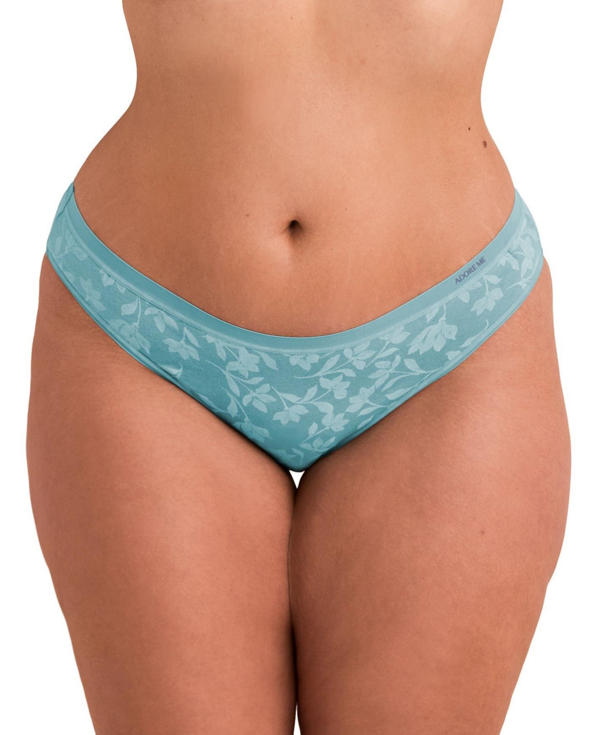 Click here for Adore Me Plus Size Everly Bikini Panty - Floral bl... prices