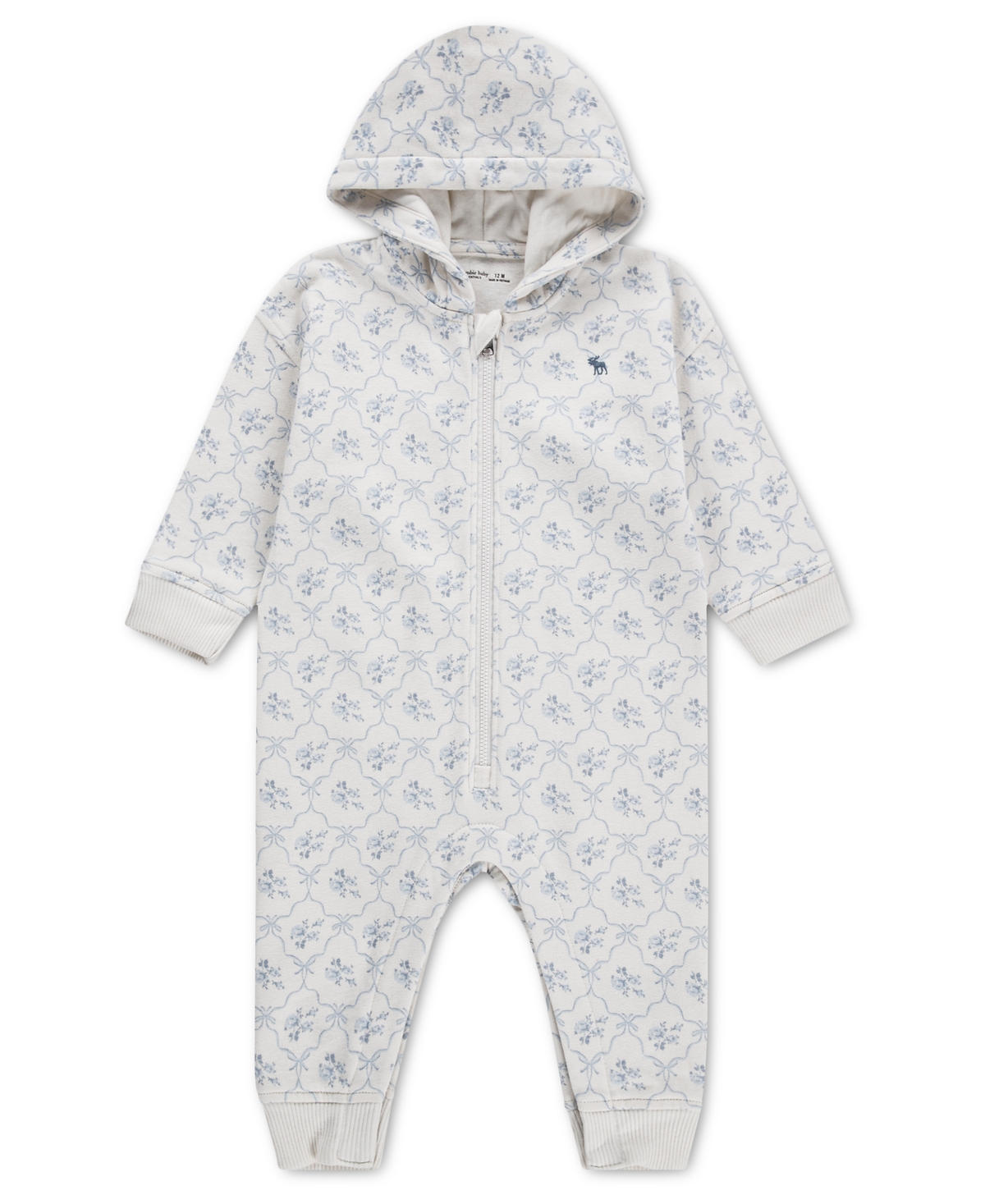 Click here for abercrombie kids Baby Girls Printed Zip Coverall -... prices