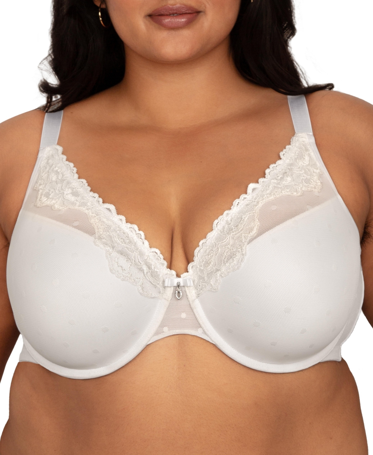 Click here for Curvy Couture Womens Sheer Whisper Plunge T-Shirt... prices