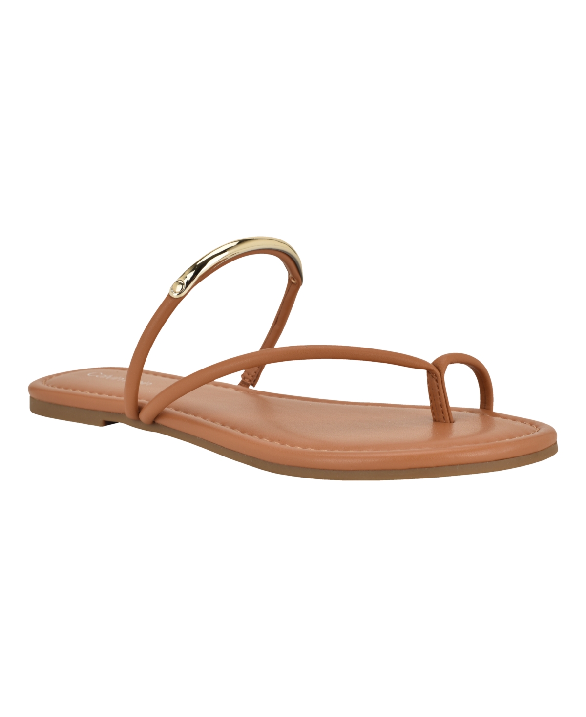 Click here for Calvin Klein Womens Bienna Strappy Ornamented Flat... prices