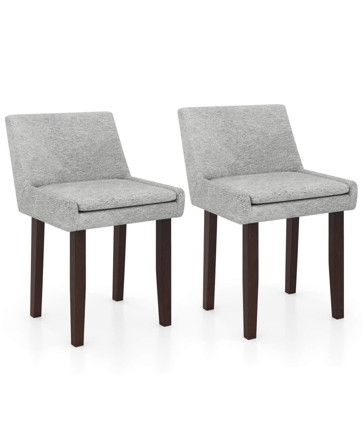 Click here for Gymax Modern Dining Chair Set of 2 w/ Mid Back and... prices