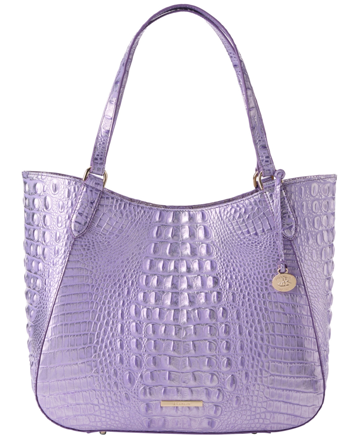 Click here for Brahmin Aliza Melbourne Large Leather Tote - Sheer... prices
