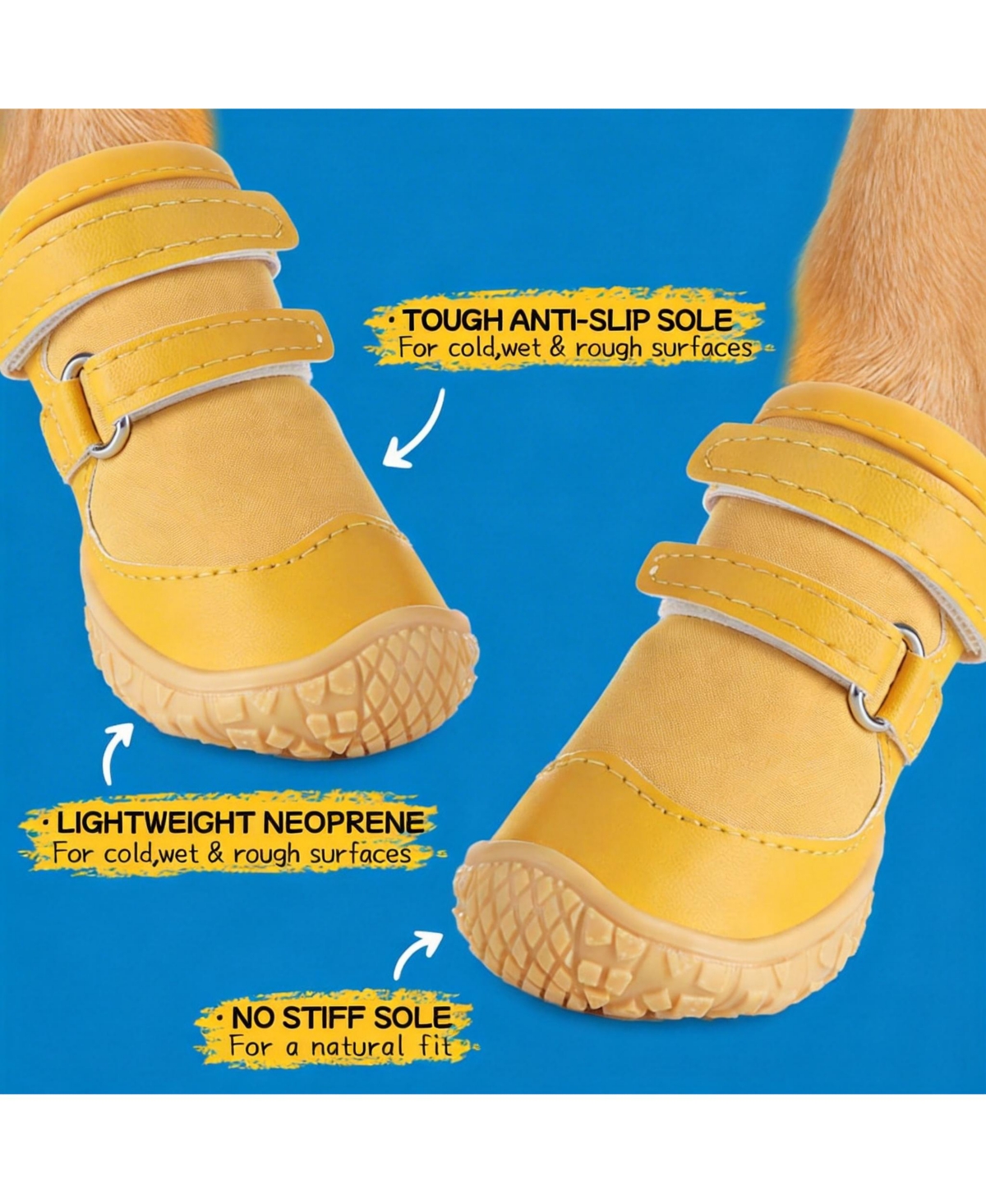 Click here for Aronkl Anti-slip Breathable Dog Boots with Reflect... prices