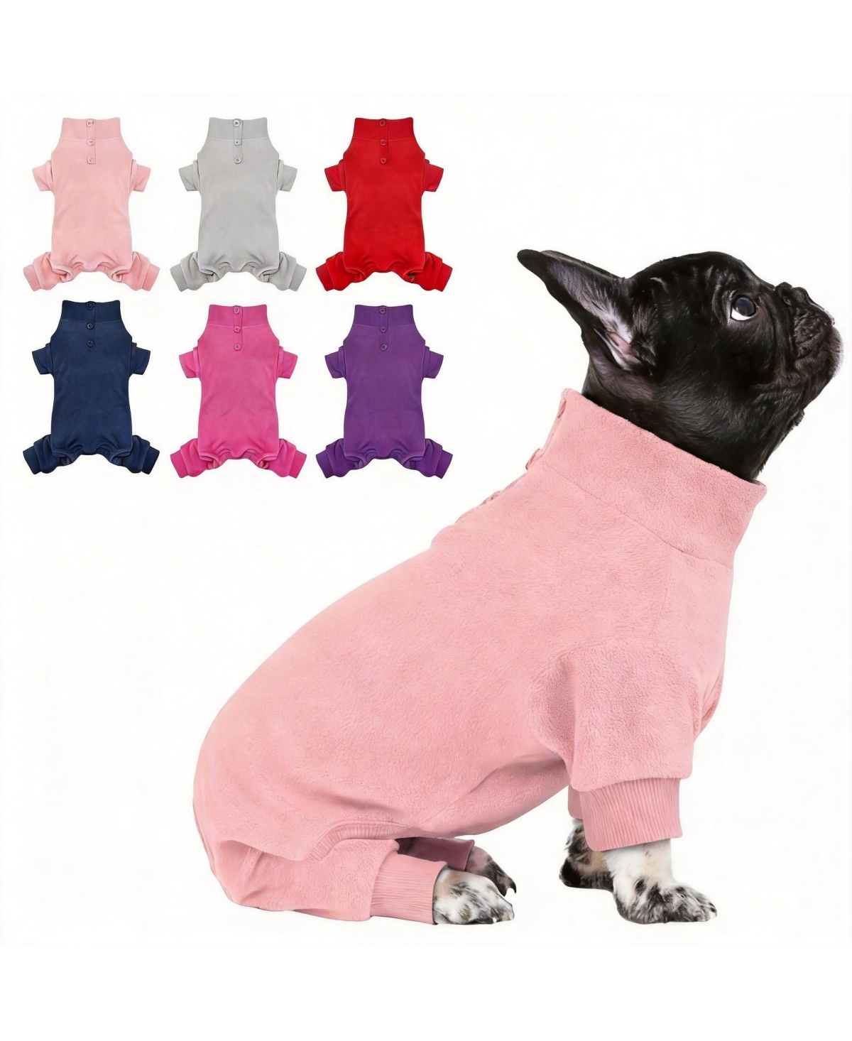 Click here for Aronkl Dog Fleece Pajamas for Warmth and Comfort -... prices