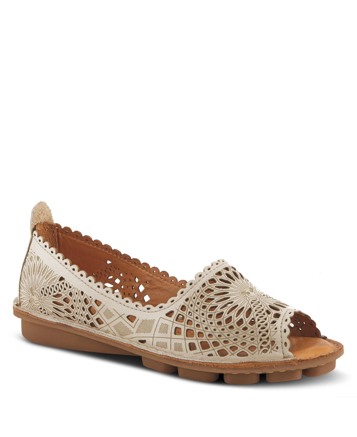 Click here for Spring Step Womens Brandal Shoes - Light grey prices