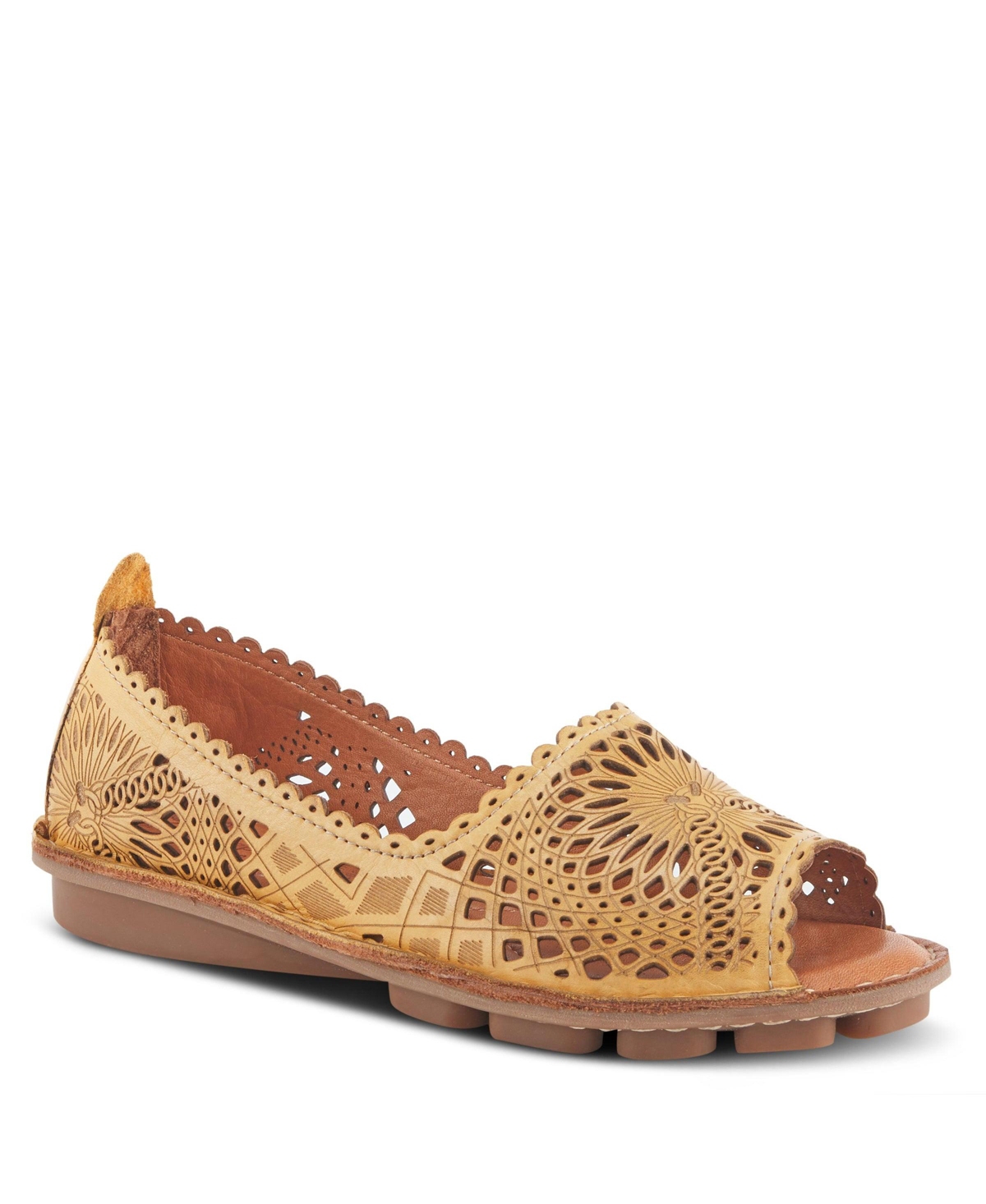 Click here for Spring Step Womens Brandal Shoes - Yellow prices