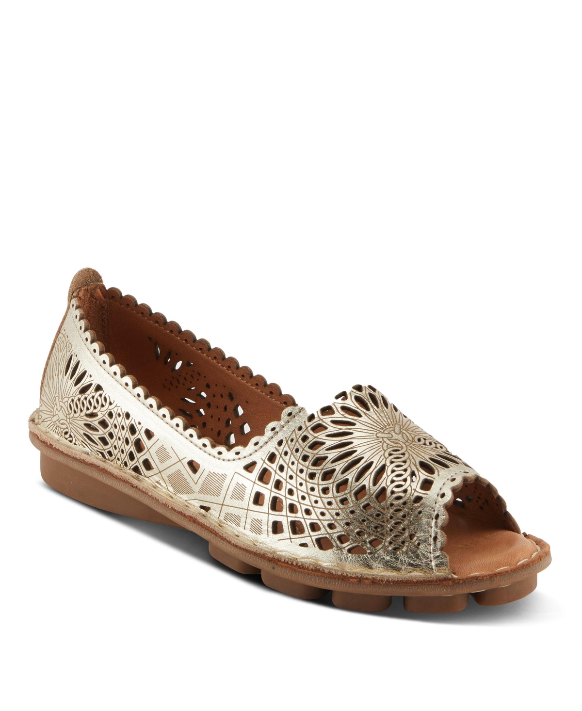 Click here for Spring Step Womens Brandal Shoes - Gold prices